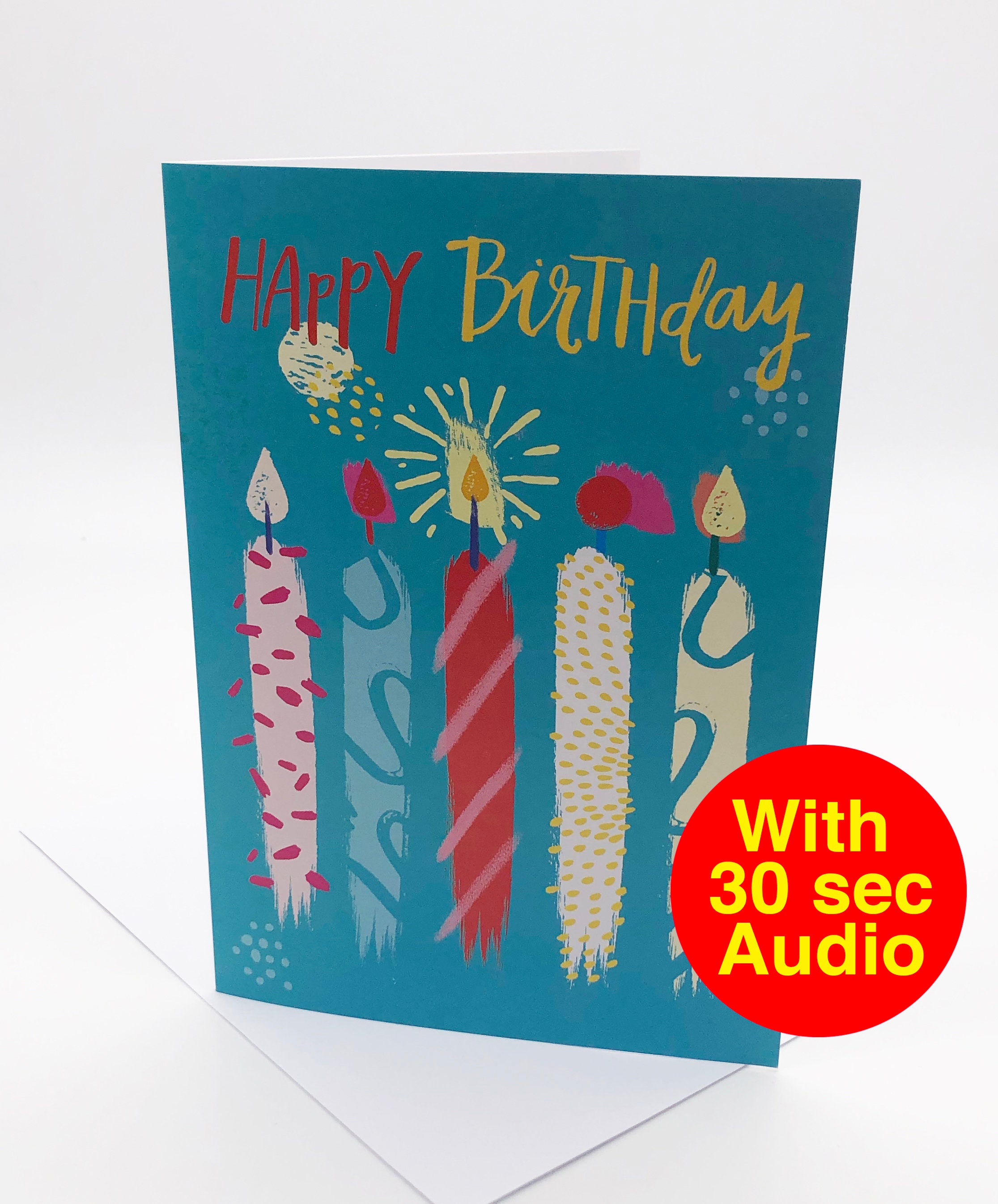 Recordable Audio Birthday Cards Candles AB2204 With 30 Second Audio recordable-audio-birthday-cards-candles-ab2204-with-30-second-audio