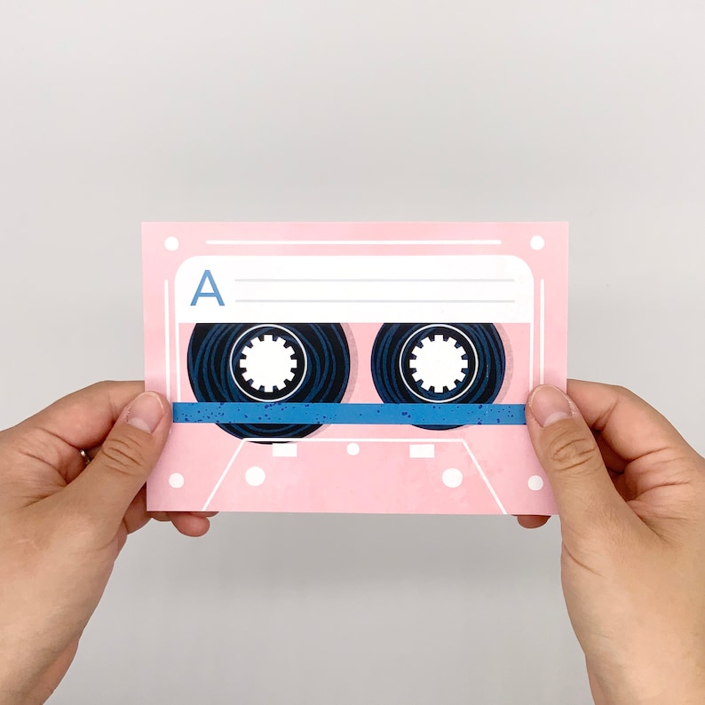 Mixtape USB Card - A6 - Record Your Own - With 1GB USB Stick - Etsy