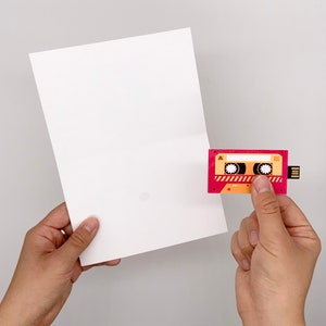 Mixtape USB Card - A6 - Record Your Own - With 1GB USB Stick - Etsy