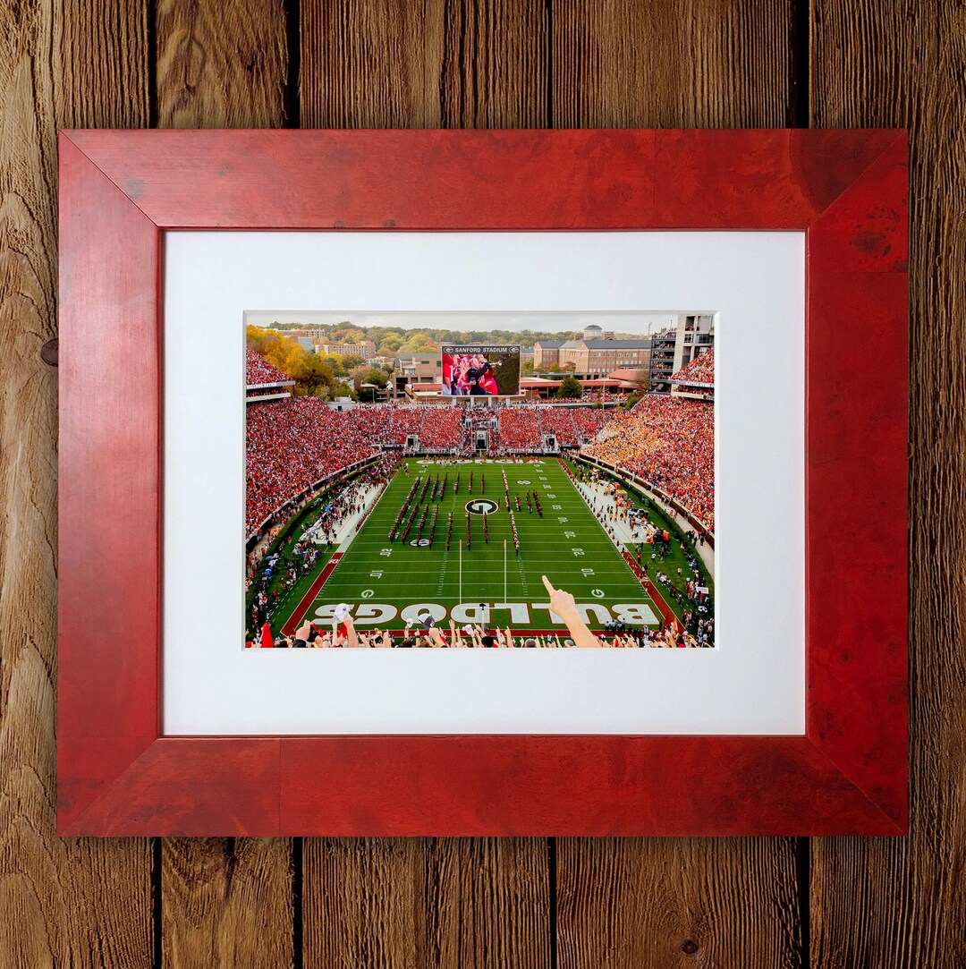 UGA Georgia Bulldogs: Sanford Stadium Glory Glory Framed Photo Print ...