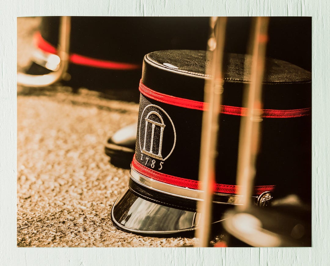 UGA: Georgia Bulldogs Redcoat Marching Band Shako Photo Picture Print ...