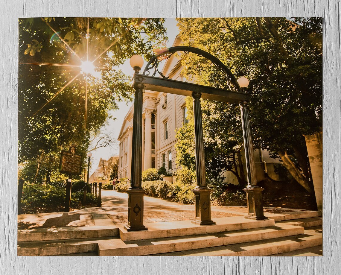 UGA: Georgia Bulldogs XL University Arch Campus Photo Picture - Etsy