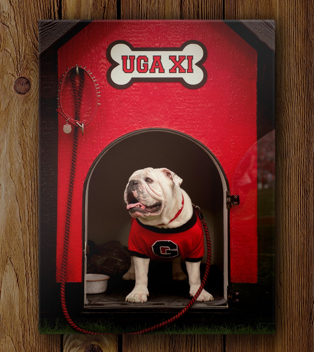 UGA: Georgia Bulldogs Uga XI Boom Dawg House Canvas Wrap - Photo Picture Home Decor - Dawg Caves ...