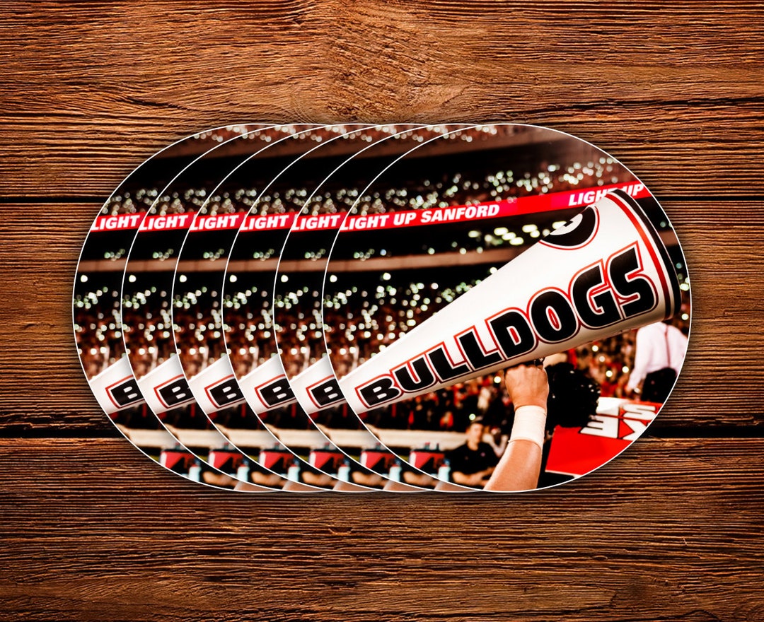 UGA Georgia Bulldogs Decal Sticker Photo - Light up Sanford Stadium 6 ...