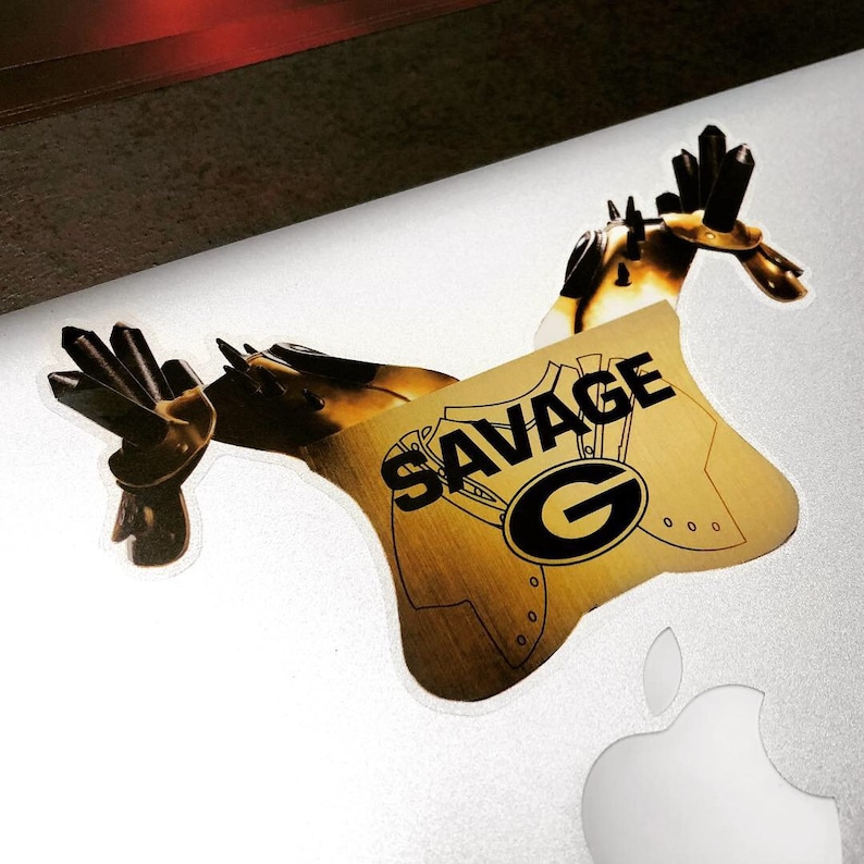 UGA Georgia Bulldogs Decal Sticker 6 Savage Pads Premium - Etsy