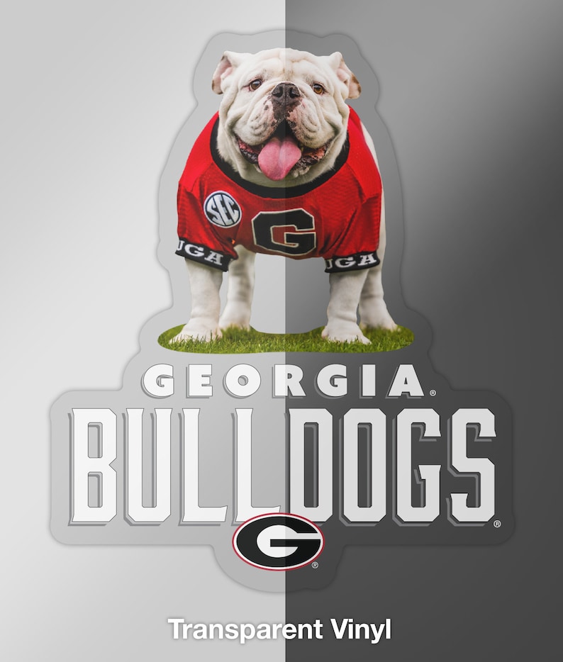 UGA Georgia Bulldogs Decal Sticker: Uga X Mascot Vintage - Etsy