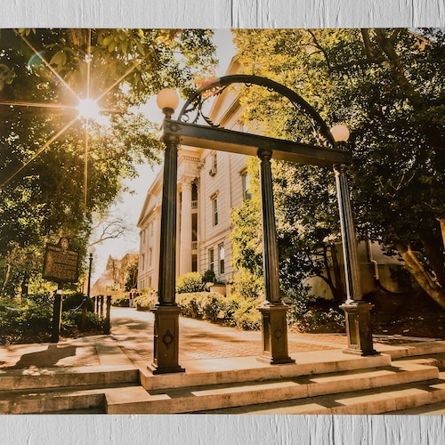 UGA: Georgia Bulldogs the Arch Campus Photo Picture Print - Etsy