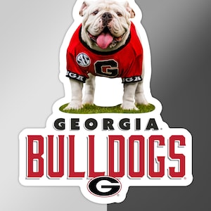 UGA Georgia Bulldogs Decal Sticker: Uga X Mascot Vintage Design Photo ...