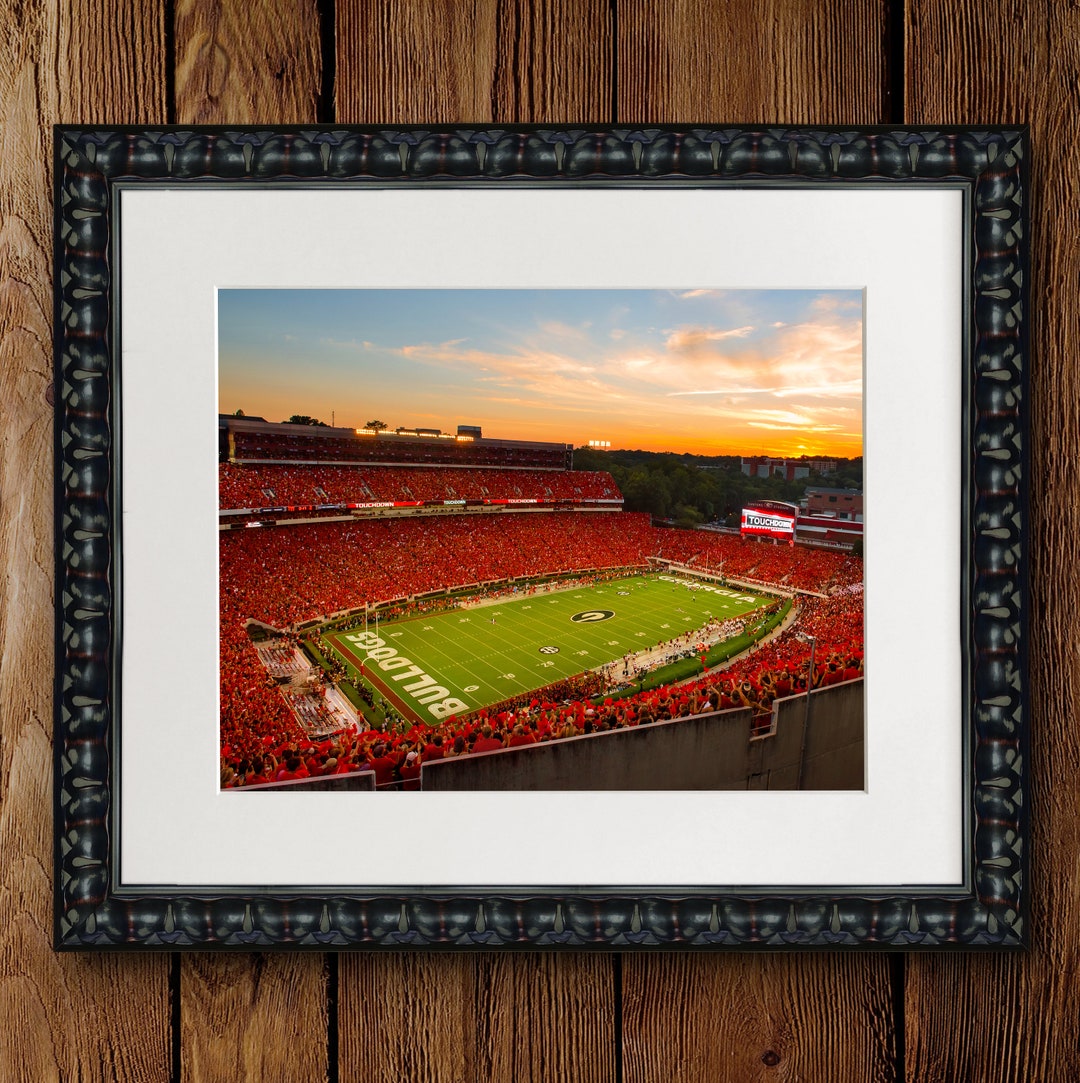 UGA Georgia Bulldogs: Sanford Stadium Redout Framed Photo Picture Print ...