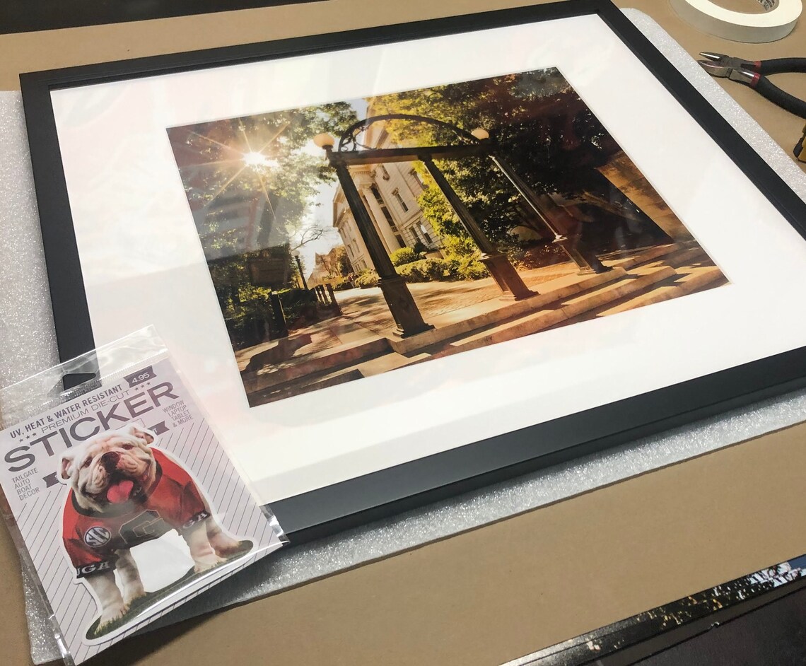 UGA Georgia Bulldogs: Campus Arch Framed Photo Picture Print - Etsy