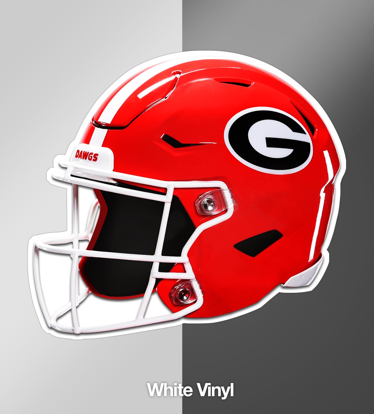 UGA Georgia Bulldogs Decal Sticker Football Helmet Premium Die Cut ...