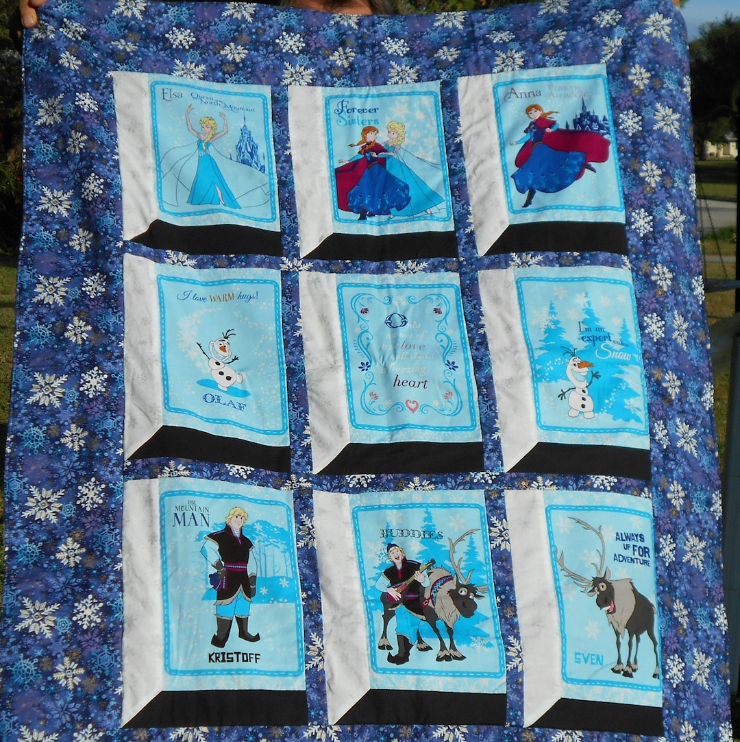 Frozen Quilt for Children - Etsy