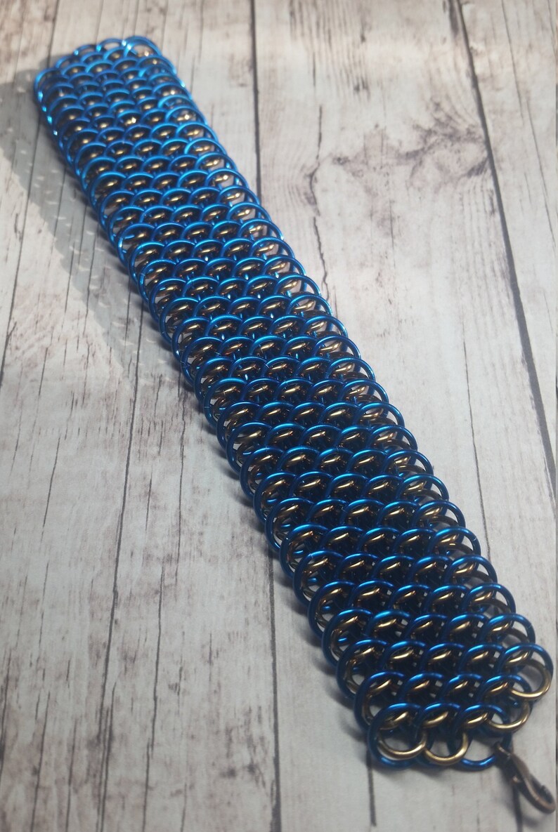 Dragonscale Chainmaille Bracelet - Etsy