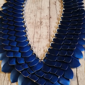 Scale Chainmaille Collar Necklace - Etsy