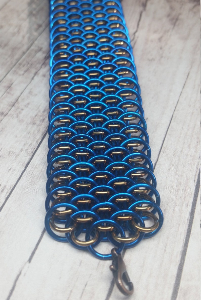 Dragonscale Chainmaille Bracelet - Etsy