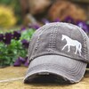 LADIES Equestrian Horse Jumper With Side Monogram Baseball Cap Hat ...