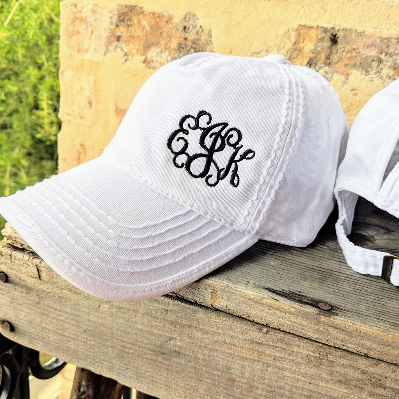Hat With Initials - Etsy