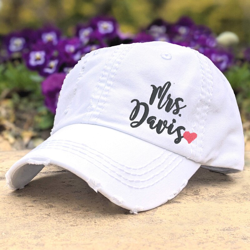 Mr and Mrs Baseball Hats - Etsy