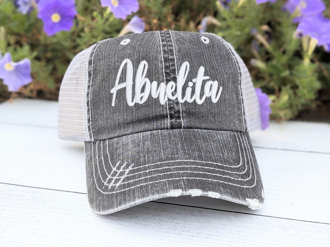 Abuelita or Custom Text Name Nickname Embroidered Women's Baseball Cap ...