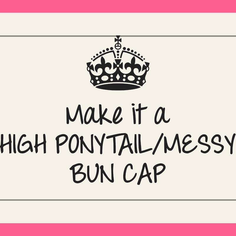 Custom Hat With Bun Hole - Etsy