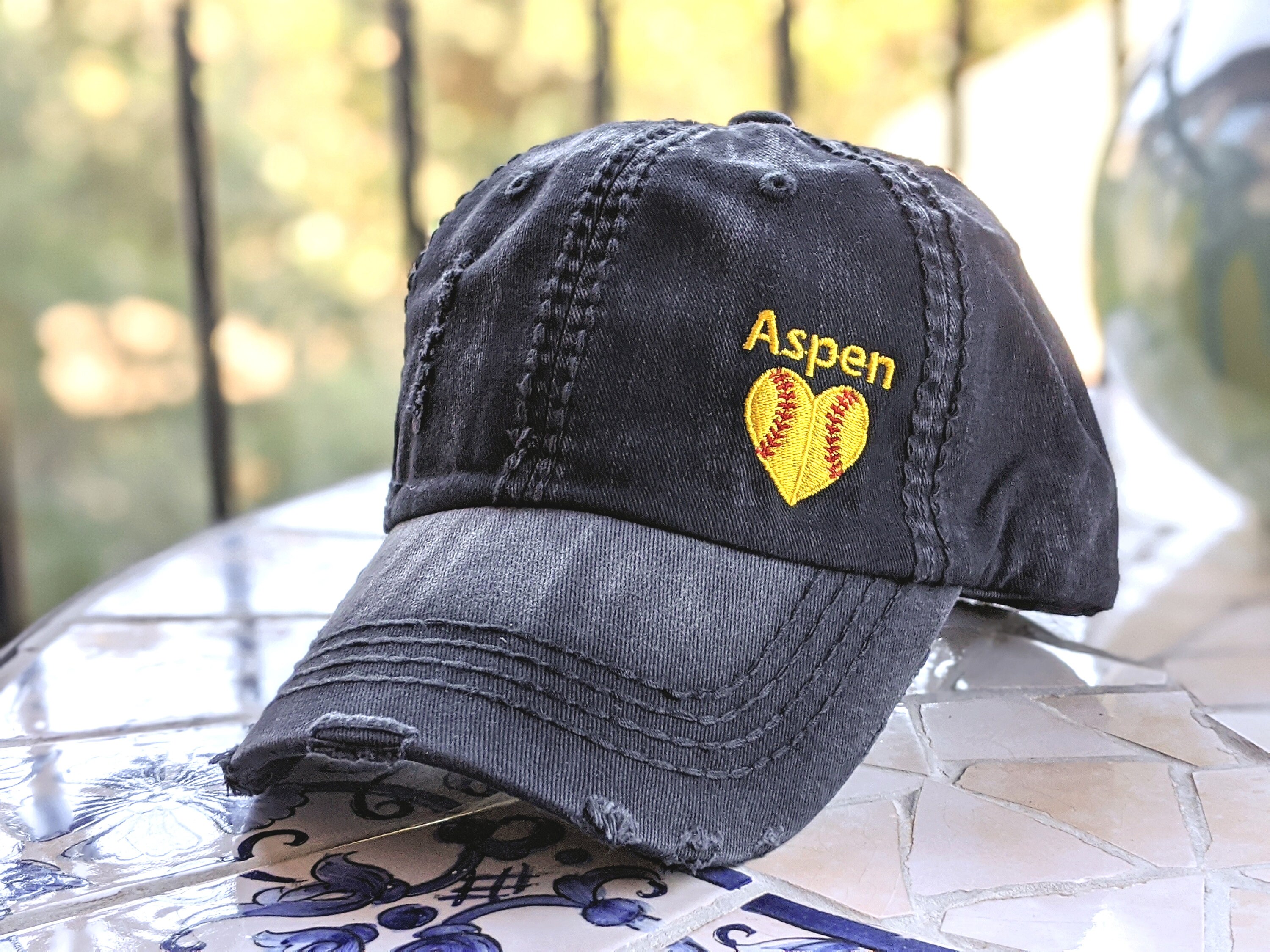 Softball Hat Softball Team Hat Softball Player Hat - Etsy