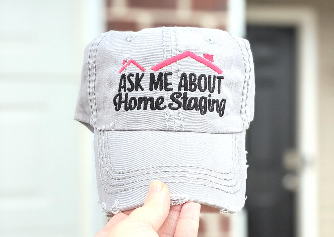 Women's Home Staging Hat, Home Stager Baseball Cap, Cute Gift Clothing ...