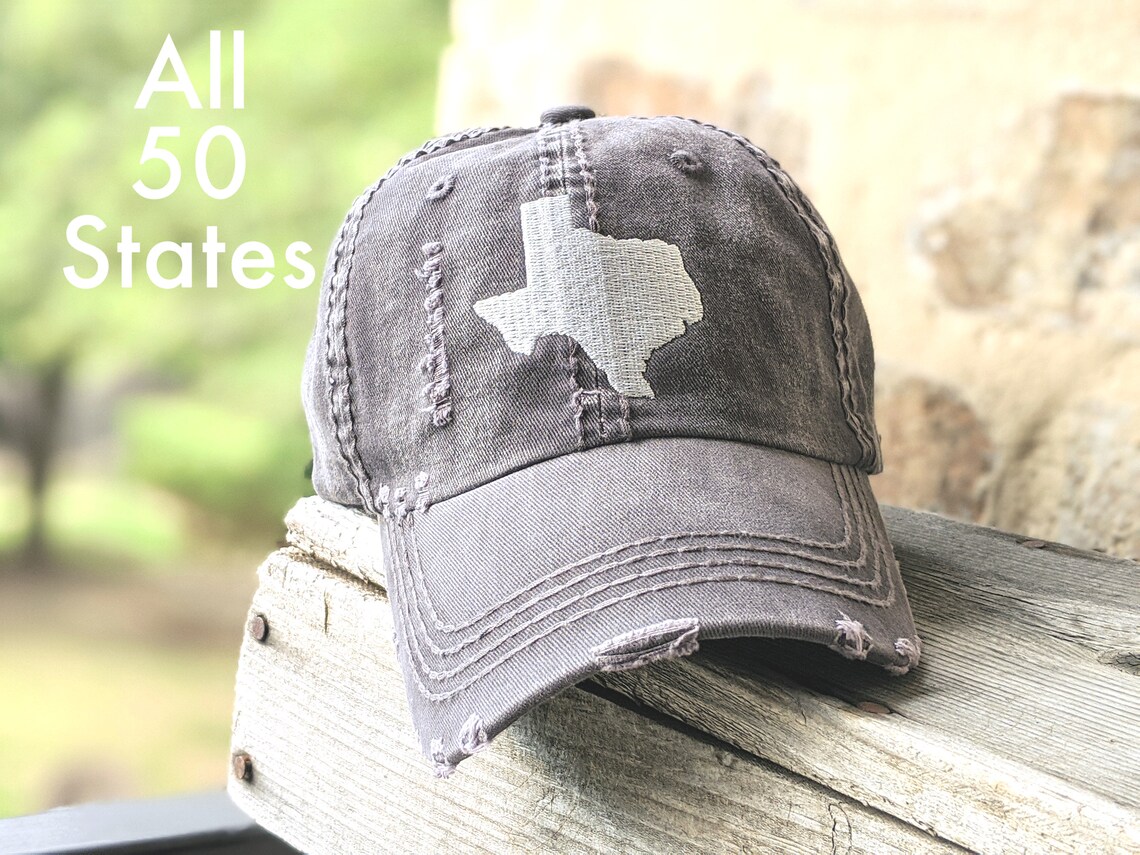Women's State Baseball Cap 50 States Hat 50 States - Etsy