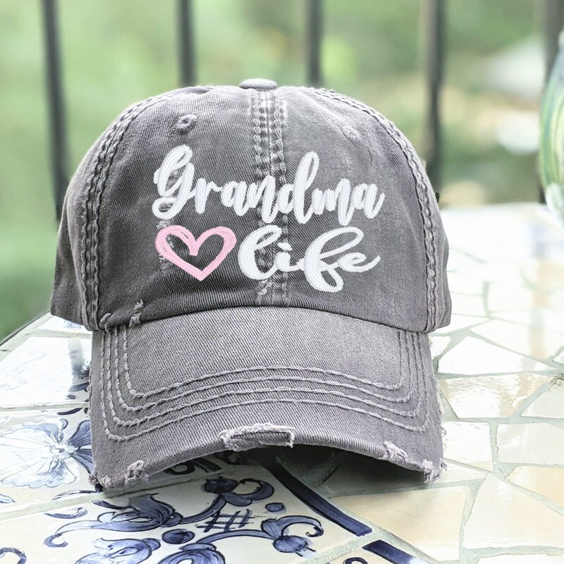 Distressed Grandma Hat - Etsy