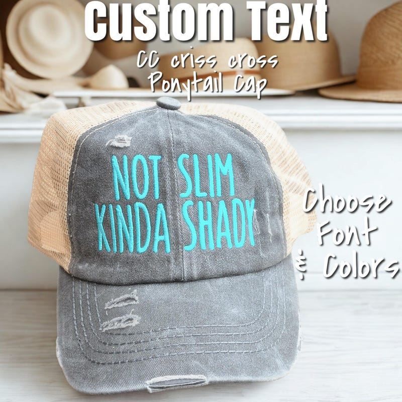 Funny Word Text Hats - Etsy