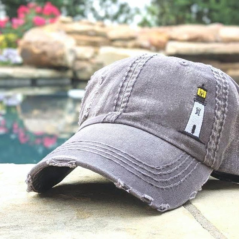 Embroidered Lighthouse Hat - Etsy