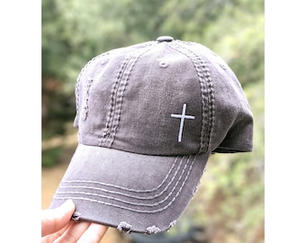 Christian Cross Hat - Etsy