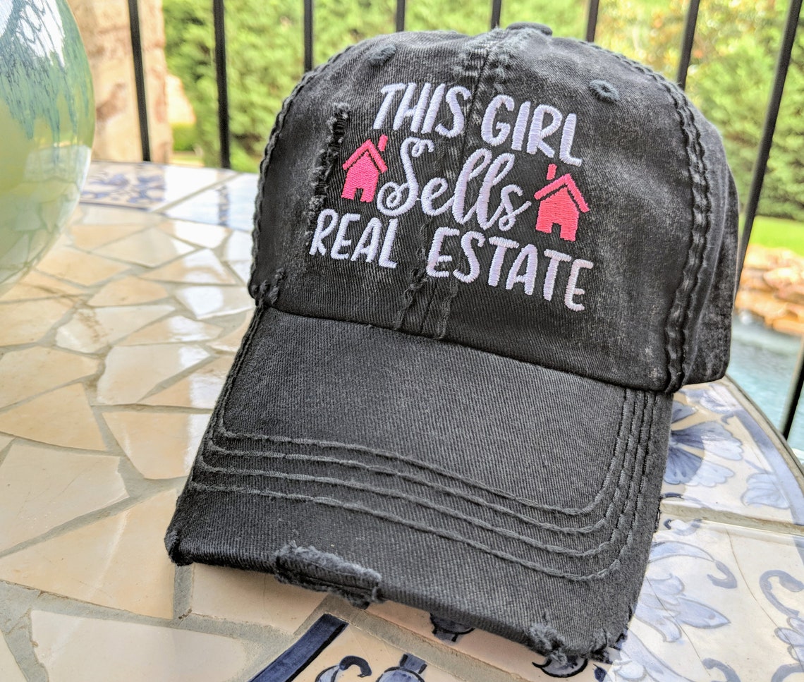 This Girl Sells Real Estate Hat Women's Real Estate Hat | Etsy
