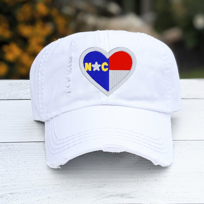 North Carolina State Flag Hat - Etsy