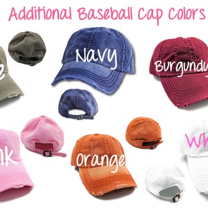 Embroidered Sports Number Hat Baseball Cap, Mom Team Jersey Style ...
