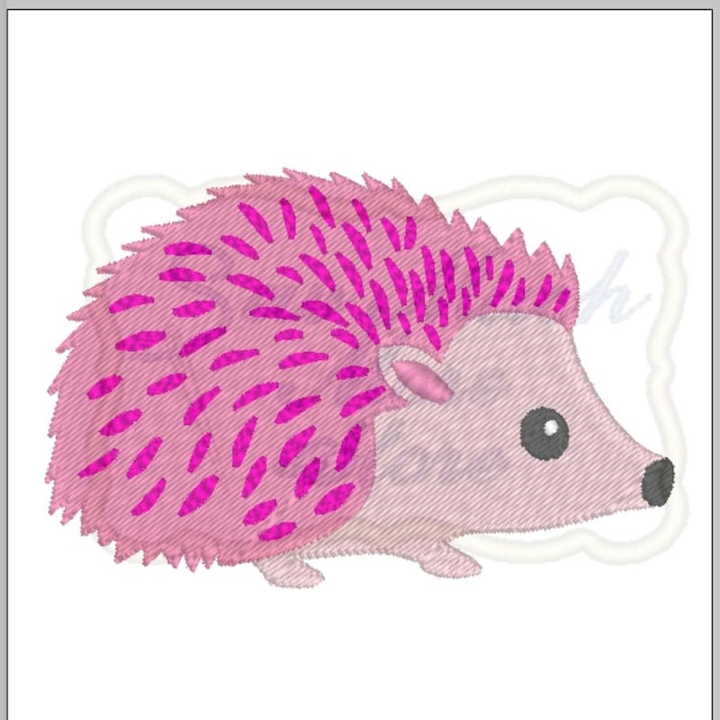Hedgehog Embroidery Design - Etsy