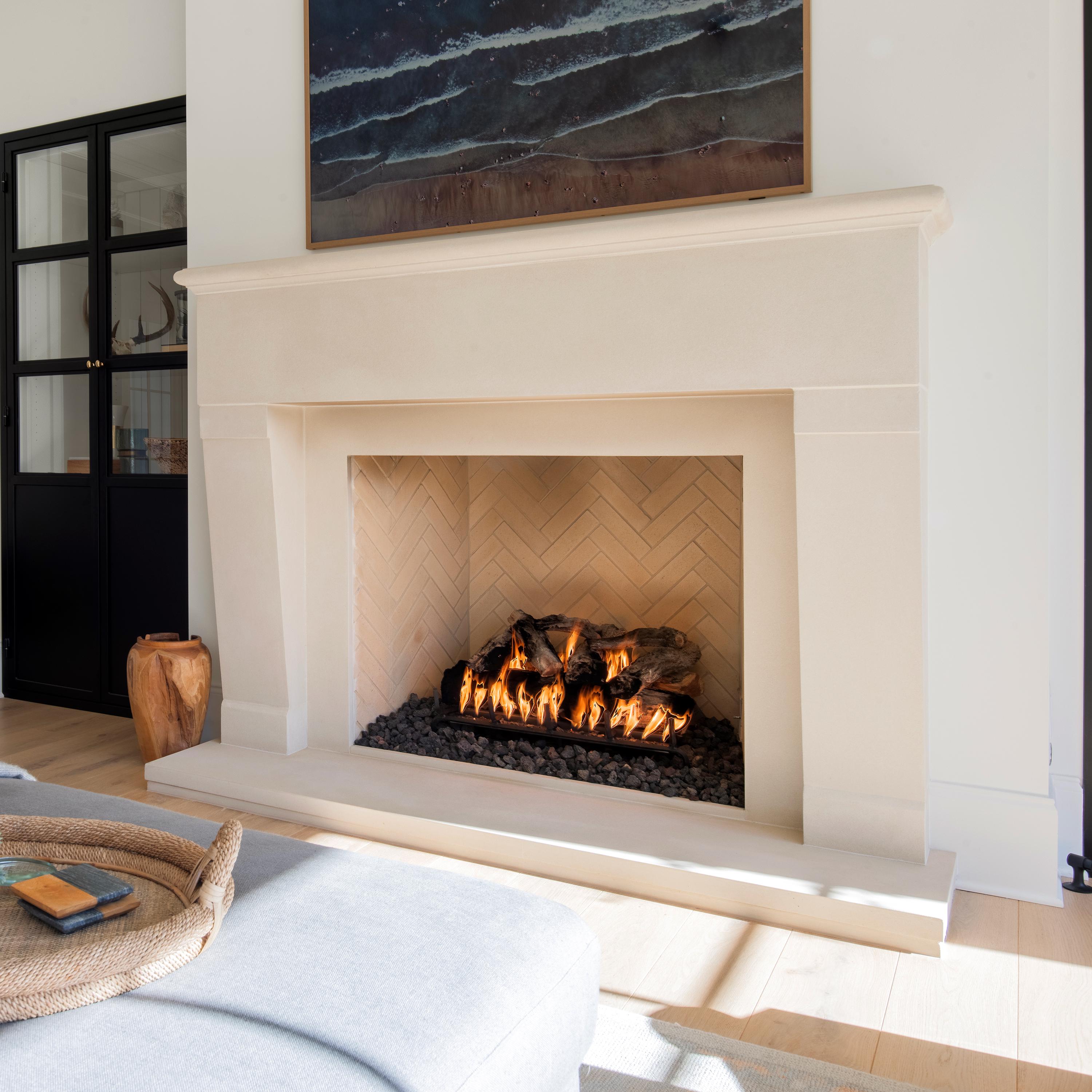 Royale Luxury Stone Fireplace Surround - Etsy