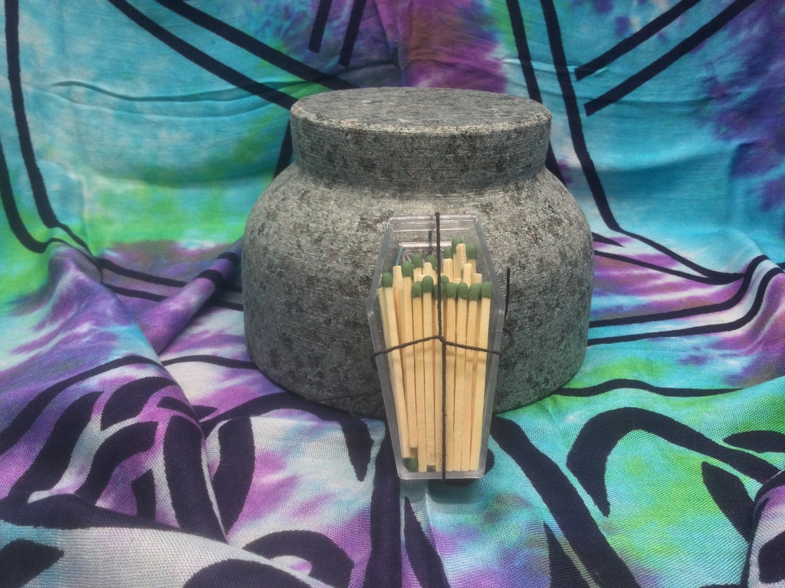 Coffin Match Holder Altar Accessory Halloween Draculas Coffin - Etsy