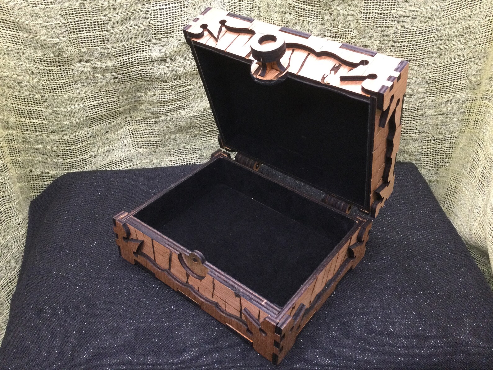Pentacle Treasure Chest Pentacle Jewelry Box Wiccan Pentacle - Etsy