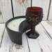 Vintage 1876 Avon Wine Glass Gothic Chalice Blood Red - Etsy