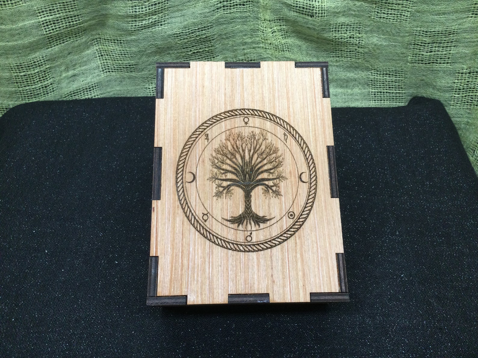 Tree of Life Keepsake Box Custom Tree of Life Box Tarot Card Box Laser ...