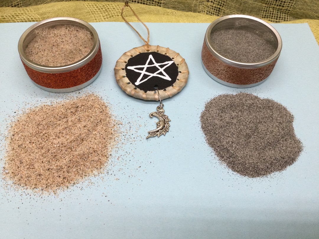 Black Beach Sand Tan Beach Sand Ritual Sand Witchcraft Spells Ritual ...