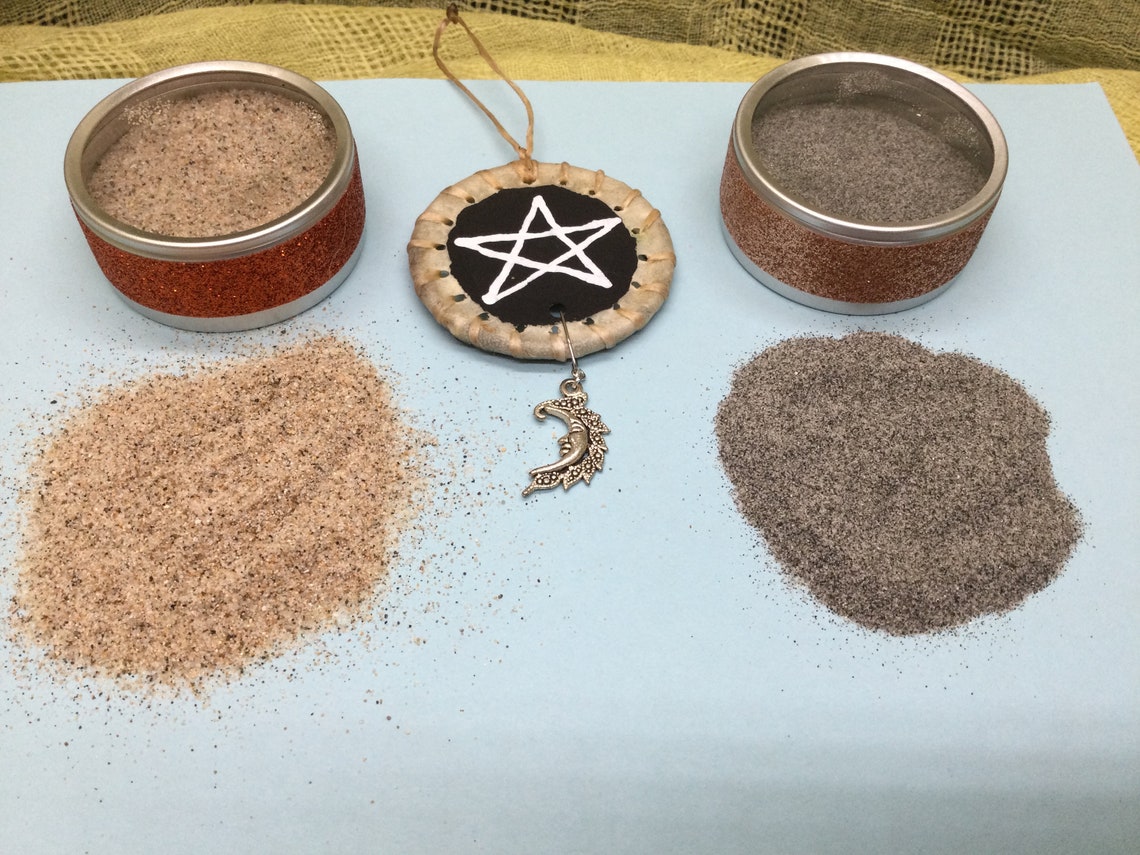 Black Beach Sand Tan Beach Sand Ritual Sand Witchcraft Spells - Etsy
