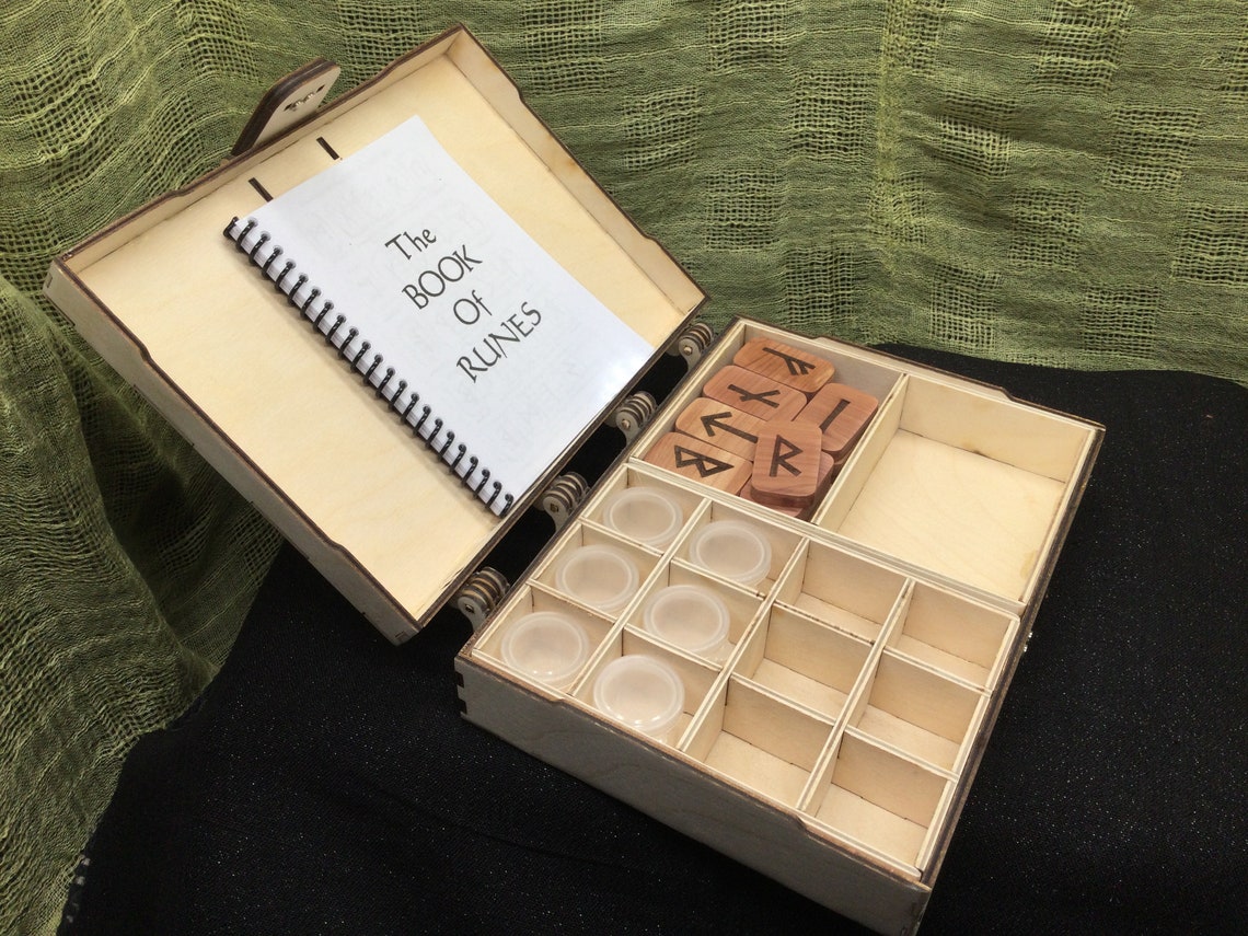 Odin Box Custom Laser Cut Box Viking Rune Box Viking Gods Odin - Etsy