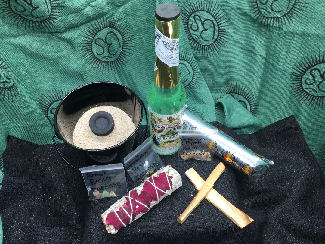 Spiritual Cleansing Kit Meditation Kit Energy Clearing Kit Ritual Kit ...