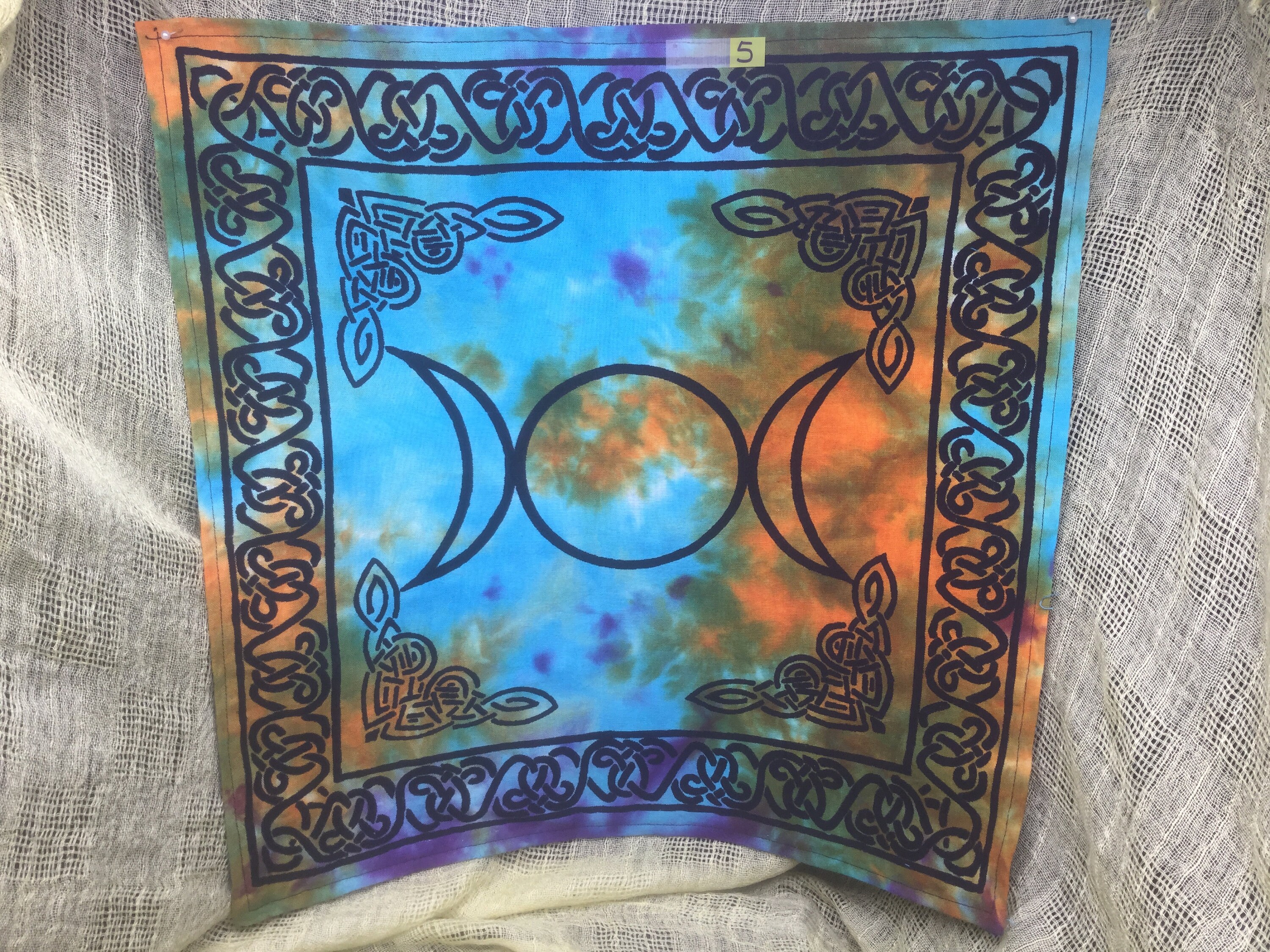 Triple Moon Altar Cloth Altar Accessory Witch Wicca Ritual Tarot Card ...