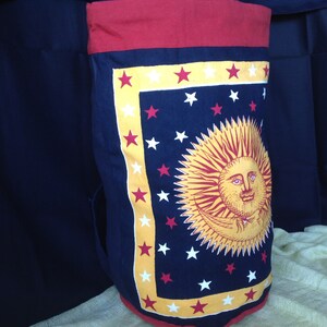 Sun Moon Stars Backpack, Wiccan, Witch, New Age, Metaphysical, Viking ...