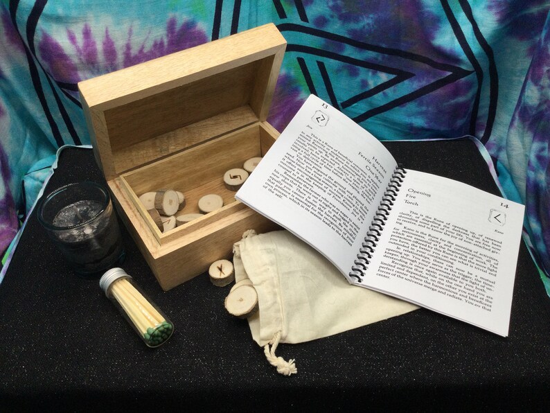 Wooden Rune Set Divination Elder Futhark Runes Viking Rune - Etsy