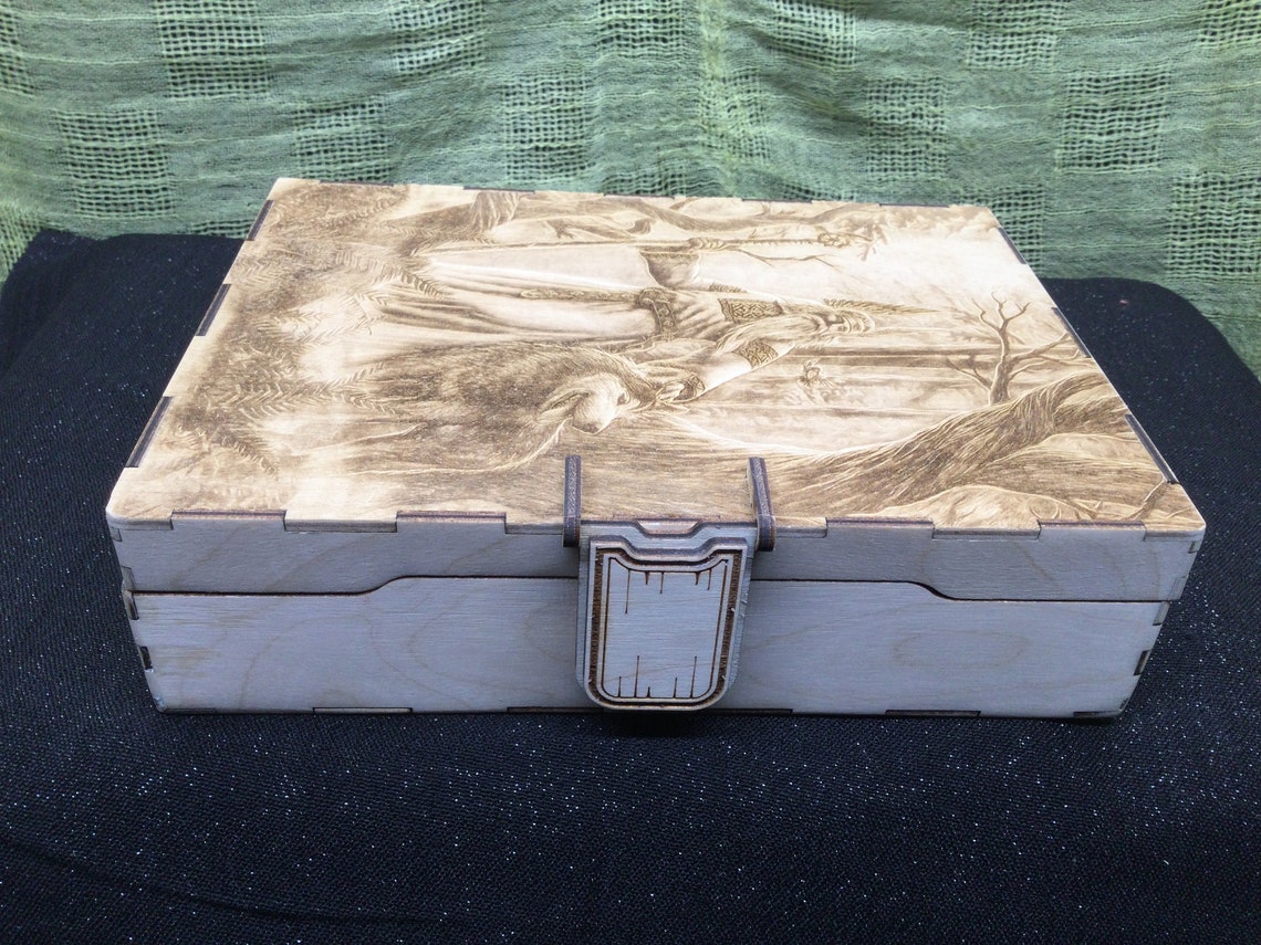 Odin Box Custom Laser Cut Box Viking Rune Box Viking Gods Odin - Etsy
