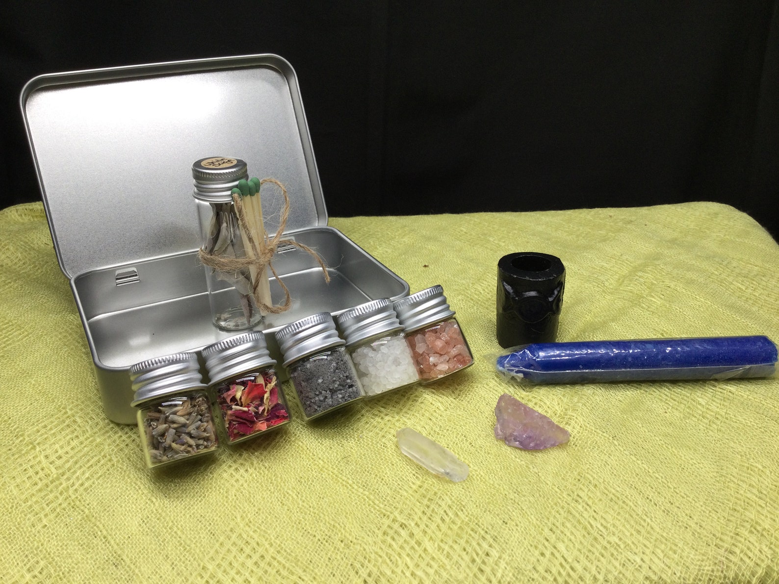 Triple Moon Goddess Goddess Ritual Kit Altar Herbs Spell Box Spell ...