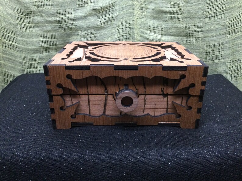 Pentacle Treasure Chest Pentacle Jewelry Box Wiccan Pentacle - Etsy